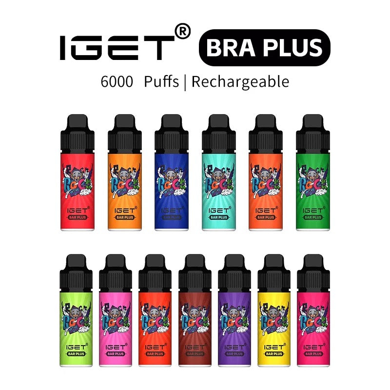 Buy IGET Bar Plus Refills and Kit Wholesale - 6000 Puffs | Vape ...